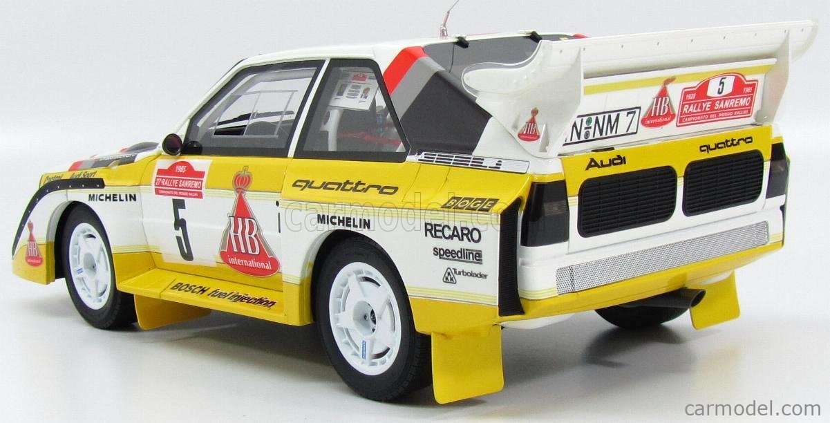 OTTO-MOBILE CK002-OTTO Scale 1/12 | AUDI QUATTRO SPORT E2 S1 N 5 WINNER ...
