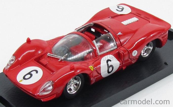 BRUMM PROM PROM Scala 1/43 | FERRARI 330 P4 SPIDER N 6 2nd 500 MIGLIA ...
