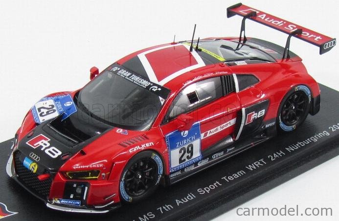 SPARK-MODEL SG205 Масштаб 1/43 | AUDI R8 LMS TEAM WRT AUDI SPORT N 29 7th 24h NURBURGRING 2015 N ...