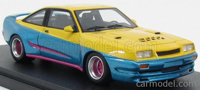 BoS-MODELS BOS43275 Masstab: 1/43 | OPEL MANTA B MATTIG 1991 YELLOW BLUE MET PINK