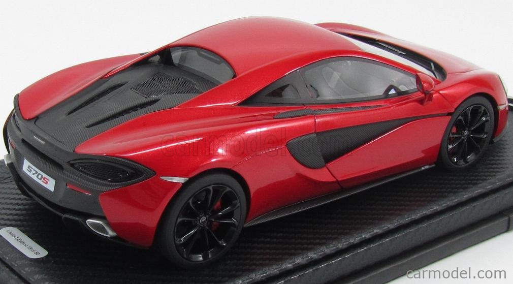 TECNOMODEL T18-EX02C Scale 1/18 | McLAREN 570S 2015 SHANGHAI AUTOSHOW RED