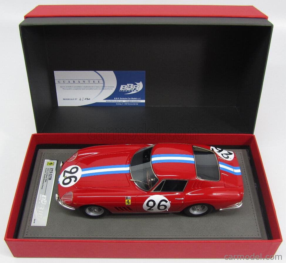 BBR-MODELS BBR1825 Scale 1/18 | FERRARI 275 GTB 3.3L V12 COMPETIZIONE ...