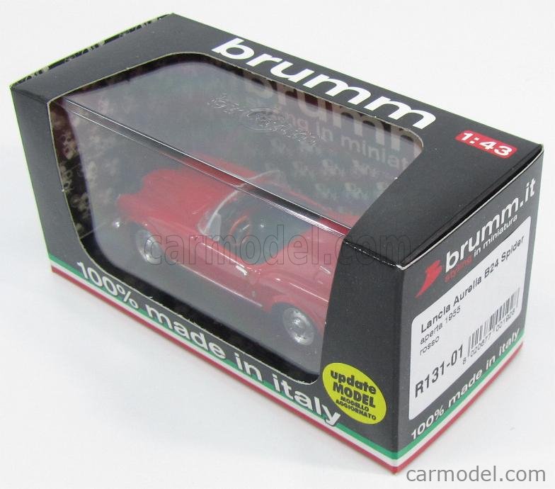 BRUMM R131-01 Scale 1/43 | LANCIA AURELIA B24 SPIDER OPEN 1955 RED