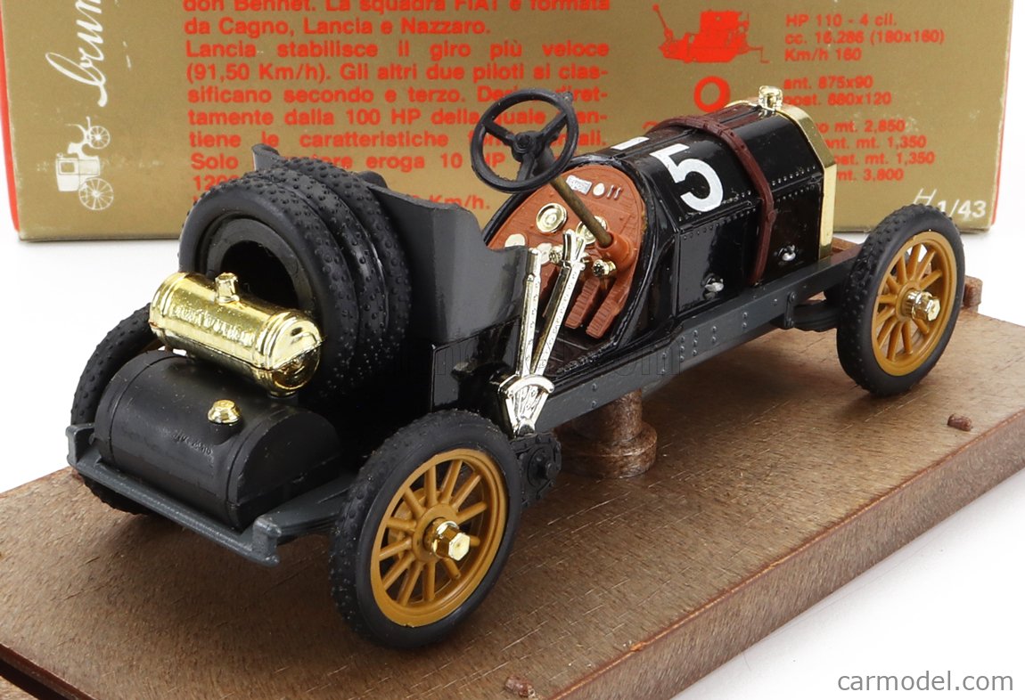 BRUMM R010-OLD Scala 1/43 | FIAT 100HP CORSA N 5 GORDON BENNET 1905 A ...