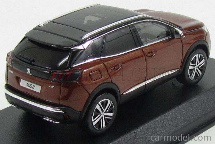 NOREV 473880 Scale 1/43 | PEUGEOT 3008 GT 2016 COPPER MET