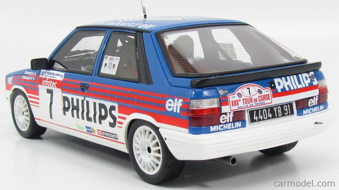 OTTO-MOBILE OT194 Scala 1/18 | RENAULT 11 TURBO N 7 RALLY TURBO GROUPE ...