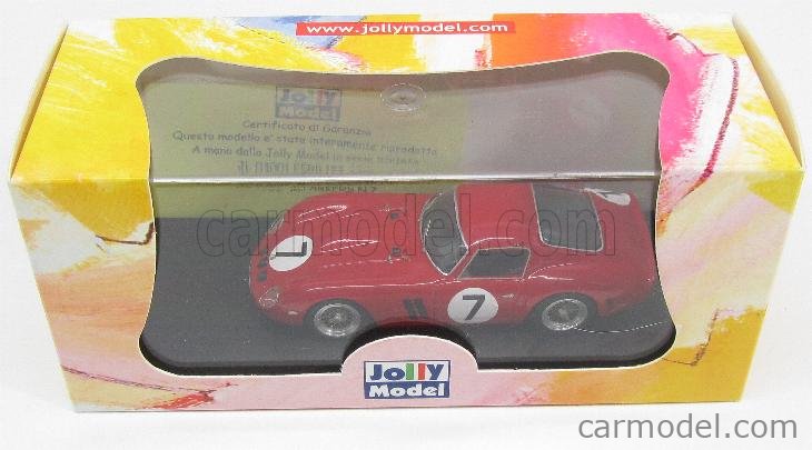 JOLLY-MODEL JL03001 Scale 1/43 | FERRARI 250 GTO N 7 GP LE MANS 1962 M ...