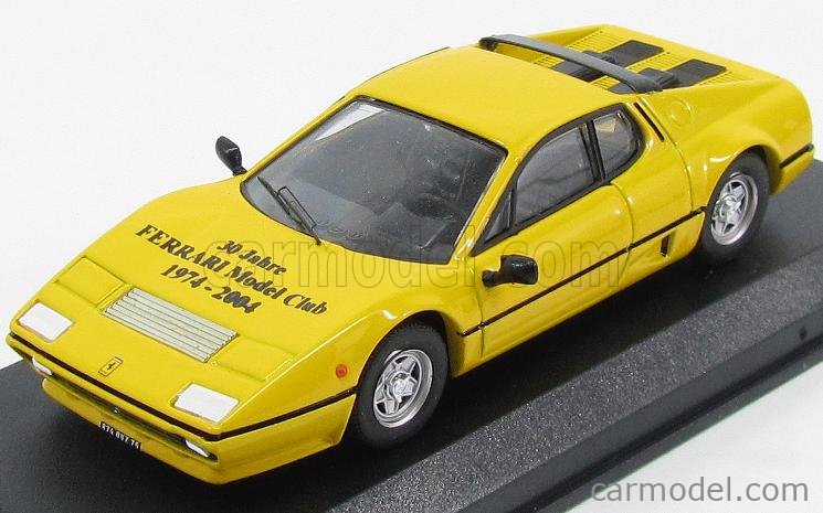 BEST-MODEL PROM Scale 1/43 | FERRARI 512 BB 30 JAHRE FERRARI MODEL CLUB 1974 - 2004 YELLOW