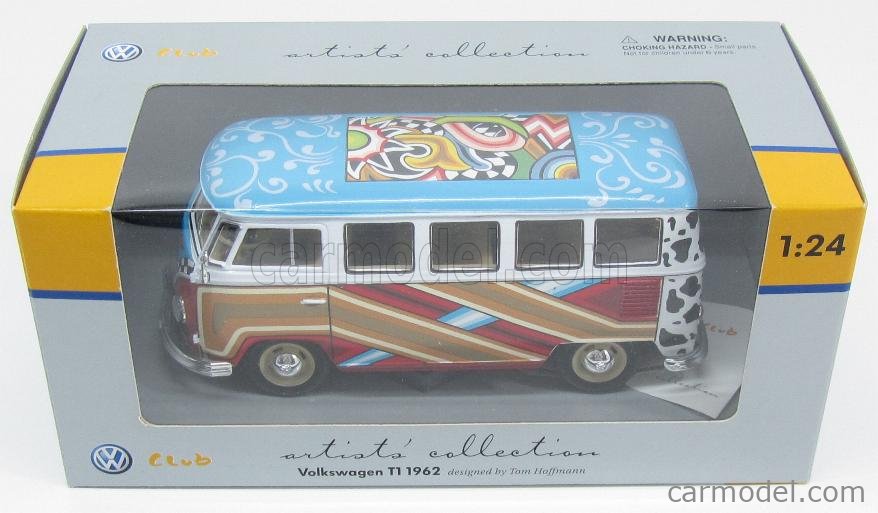 TOMS-MODELS VW6009 Scale 1/24 | VOLKSWAGEN T1 MINIBUS 1962 - DESIGNED ...