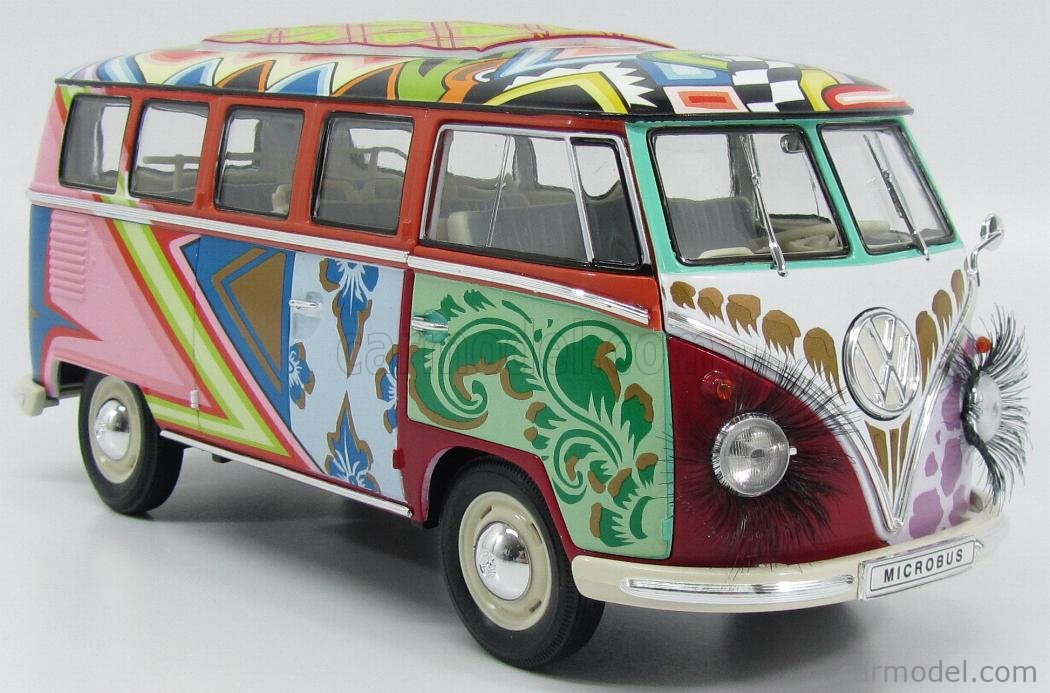 TOMS-MODELS VW6008 Echelle 1/18 | VOLKSWAGEN T1 MINIBUS 1962 - DESIGNED ...