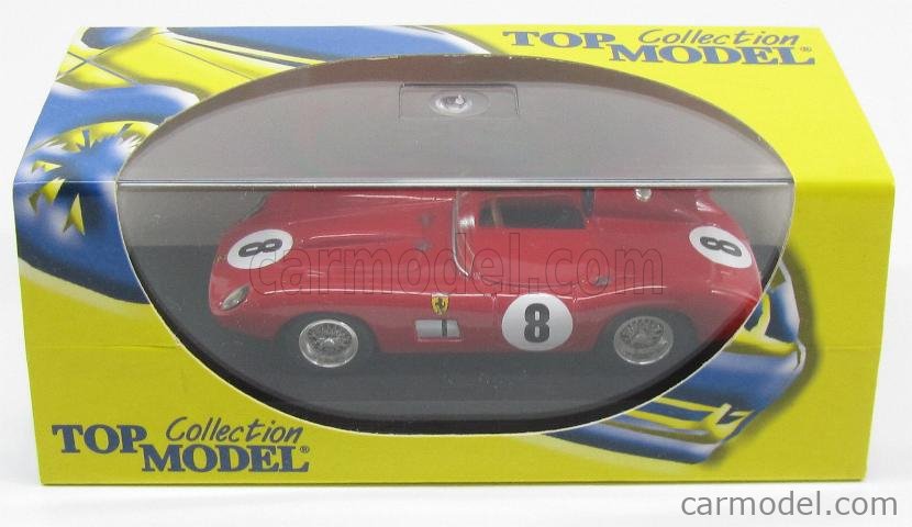 TOPMODEL TMC165 Escala 1/43 | FERRARI 315 SPIDER N 8 24h LE MANS 1957 RED