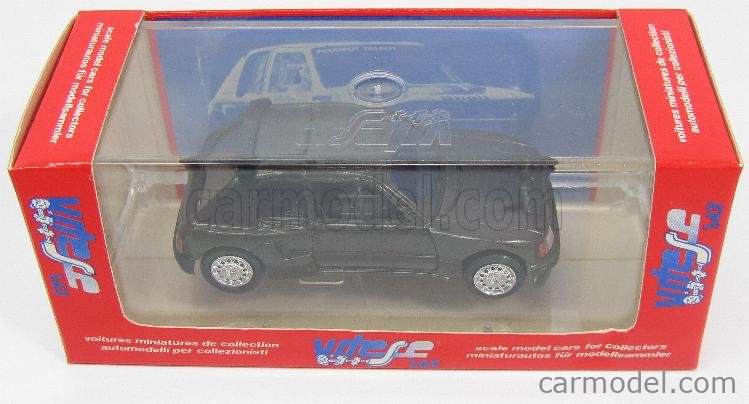 VITESSE 301-A Scale 1/43 | PEUGEOT 205 TURBO 16 ROADCAR 1984 DARK GREY MET