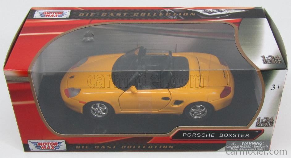 MOTOR-MAX 73226Y Escala 1/24 | PORSCHE BOXSTER SPIDER 2002 YELLOW