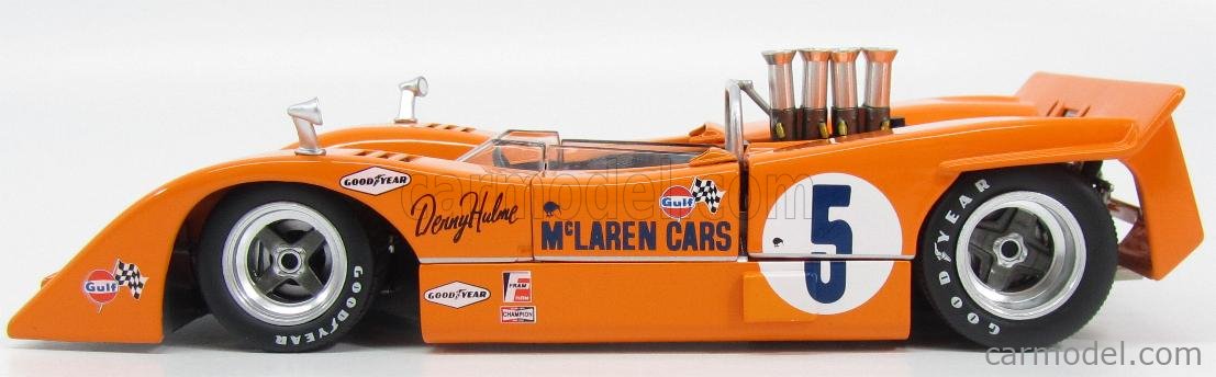 GMP 12022 Echelle 1/18 | McLAREN M8A N 5 WINNER CAN-AM 1968 DENNY HULME ORANGE