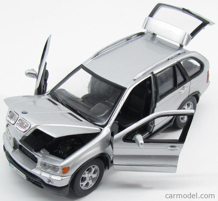 MOTOR-MAX 73254S Scale 1/24 | BMW X5 1999 SILVER