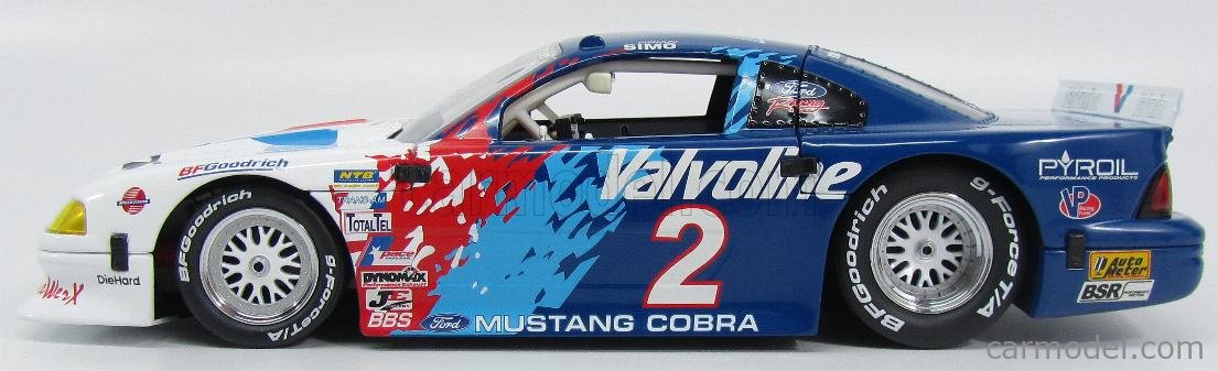 GMP 13014 Scale 1/18 | FORD USA MUSTANG COBRA VALVOLINE N 2 TRANS-AM ...