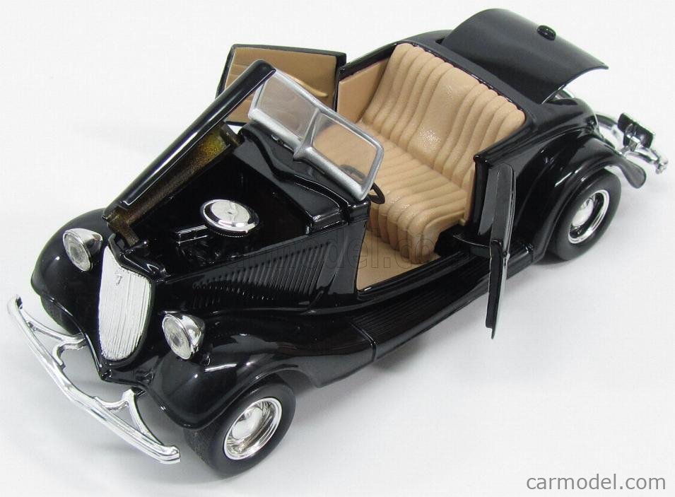 MOTOR-MAX 73218BK Escala 1/24 | FORD USA COUPE SPIDER 1934 BLACK