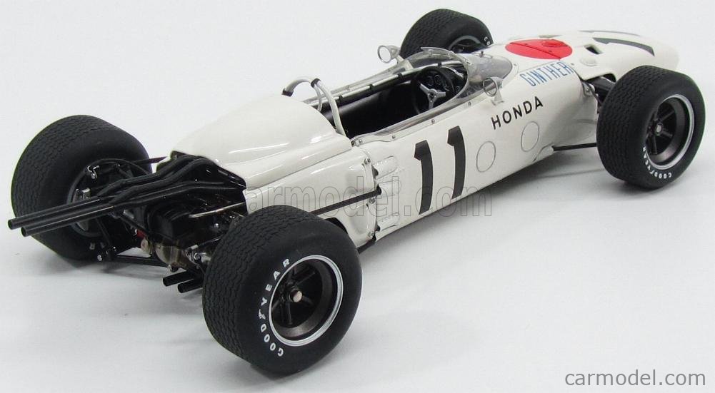 AUTOART 86597 Escala 1/18 | HONDA F1 RA272 N 11 MEXICO GP 1965 RICHIE GINTHER WHITE
