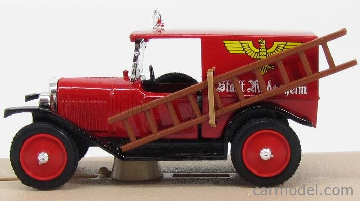 ELIGOR 1095 Masstab: 1/43 | OPEL 4PS VAN 1926 FIRE ENGINE WITH SCALE ...