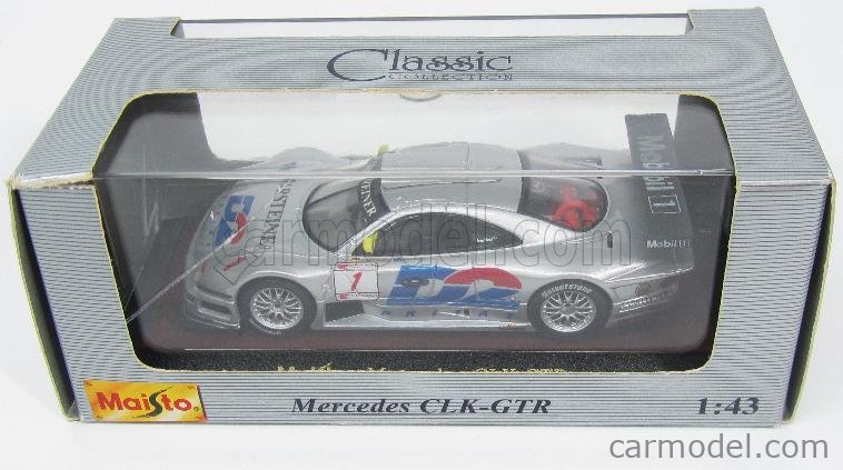 MAISTO 50109 Scale 1/43 | MERCEDES BENZ CLK-GTR D2 PRIVAT N 1 FIA GT ...