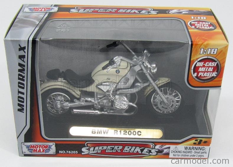 MOTOR-MAX MMAX420-76205 Scale 1/18 | BMW R1200C 1997 IVORY