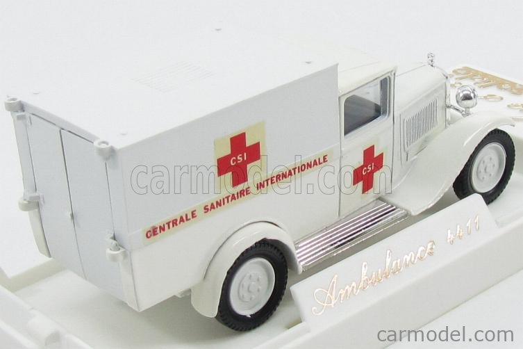 SOLIDO 4411 Scale 1/43 | CITROEN C4 VAN AMBULANCE CSI - CENTRALE ...