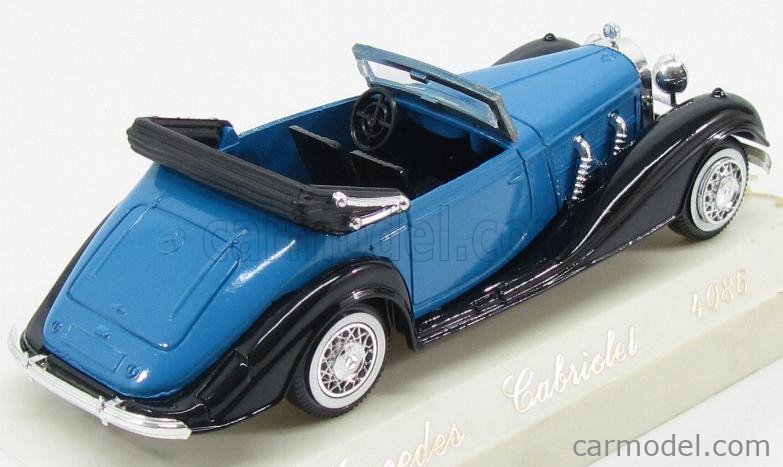 SOLIDO 4086 Scale 1/43 | MERCEDES BENZ 540K CABRIOLET 1939 BLUE BLACK