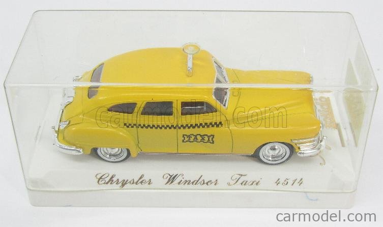 SOLIDO 4514 Scale 1/43 | CHRYSLER WINDSOR TAXI 1940 YELLOW