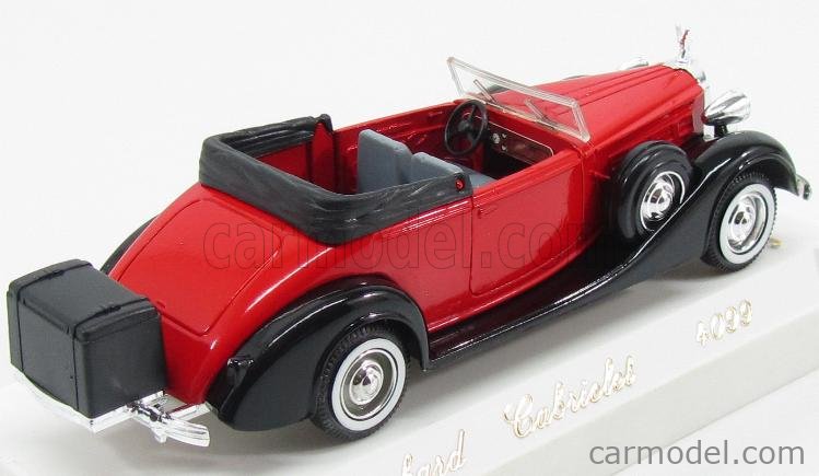 SOLIDO 4099 Scale 1/43 | PACKARD CABRIOLET 1937 RED BLACK