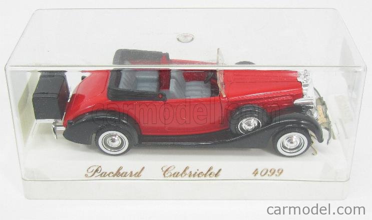 SOLIDO 4099 Scale 1/43 | PACKARD CABRIOLET 1937 RED BLACK