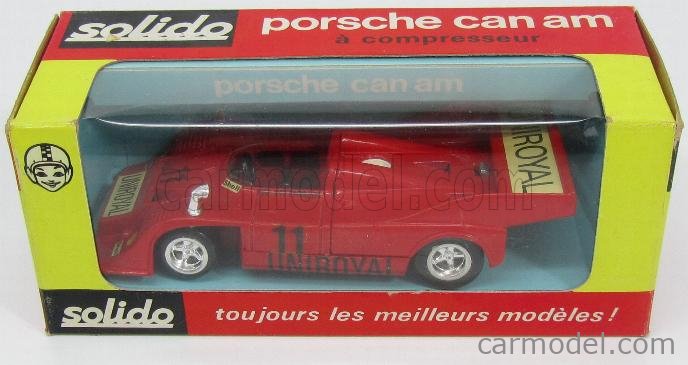SOLIDO 18 Scale 1/43 | PORSCHE 917/10 CAN-AM N 11 UNIROYAL FITTIPALDI ...