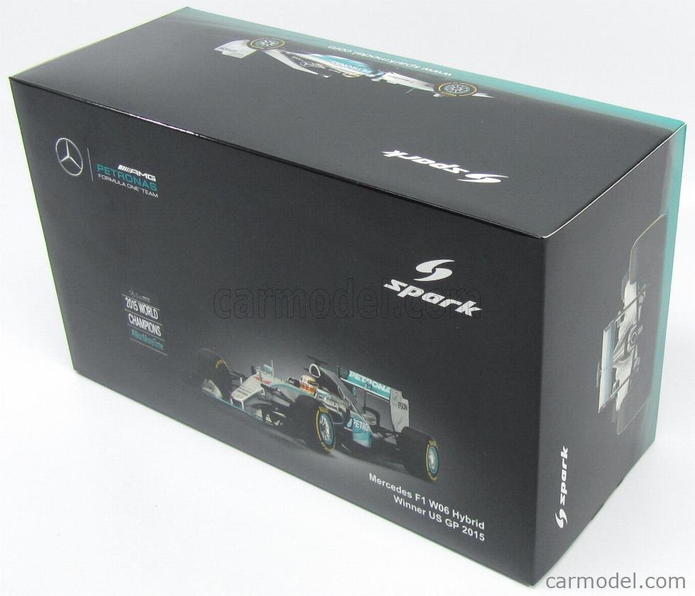 SPARK-MODEL 18S179 Scale 1/18 | MERCEDES GP F1 W06 N 44 WINNER USA GP ...