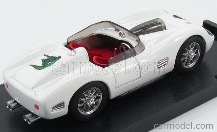 BRUMM PROM PROM Scale 1/43 | FERRARI 500 TR LORENZI MODELLISMO WHITE