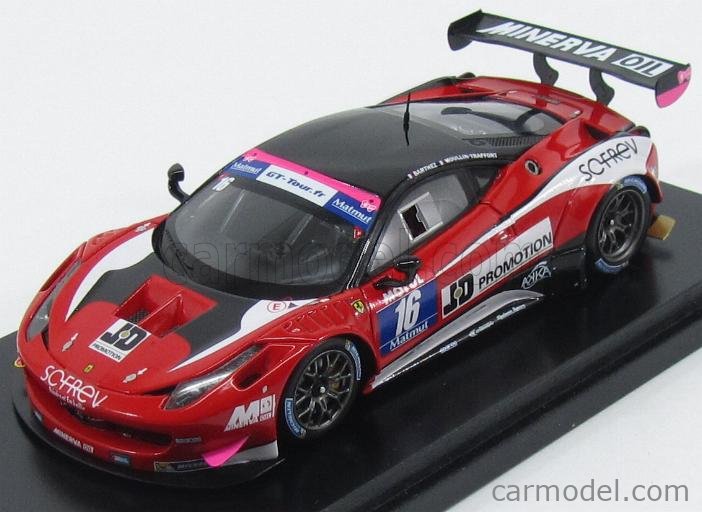TRUESCALE TSM1343031 Scale 1/43 | FERRARI 458 ITALIA 8C TEAM SOFREV ASP ...