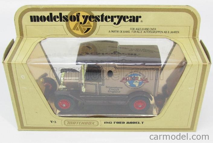 MATCHBOX Y3 Escala 1/43 | CROSSLEY MODEL-T VAN MOTOR 100 - SILVERSTONE ...