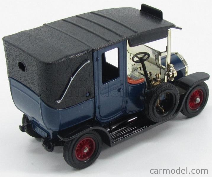 MATCHBOX Y28 Scale 1/43 | UNIC TAXI CLOSED 1907 BLUE BLACK