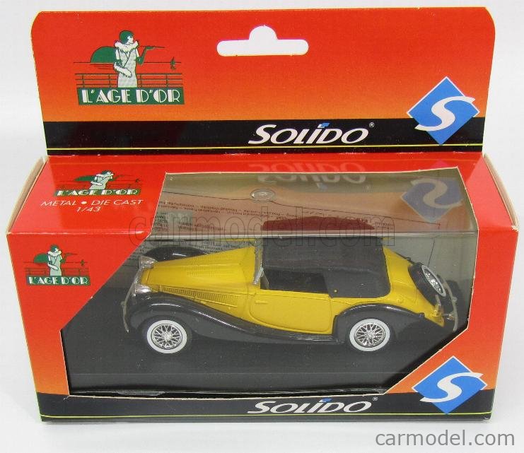 SOLIDO 4048 Scale 1/43 | DELAHAYE 135M SPIDER SOFT-TOP CLOSE 1939 ...