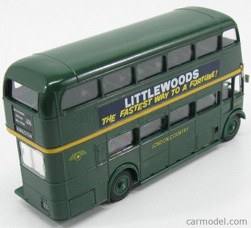 SOLIDO 4402 Scale 1/50 | AEC DOUBLE DECK BUS GREEN LINE - AUTOBUS 1960 ...