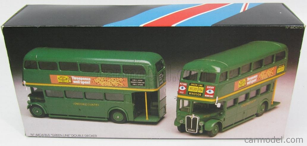SOLIDO 4402 Scale 1/50 | AEC DOUBLE DECK BUS GREEN LINE - AUTOBUS 1960 ...