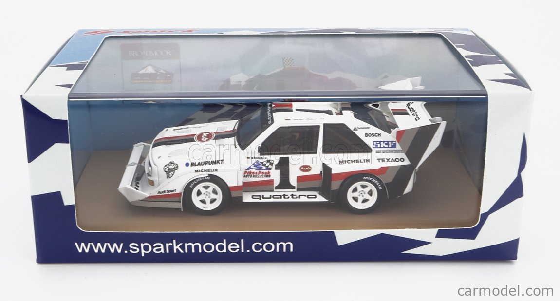 SPARK-MODEL 43PP87 Scale 1/43 | AUDI QUATTRO SPORT S1 N 1 WINNER RALLY ...