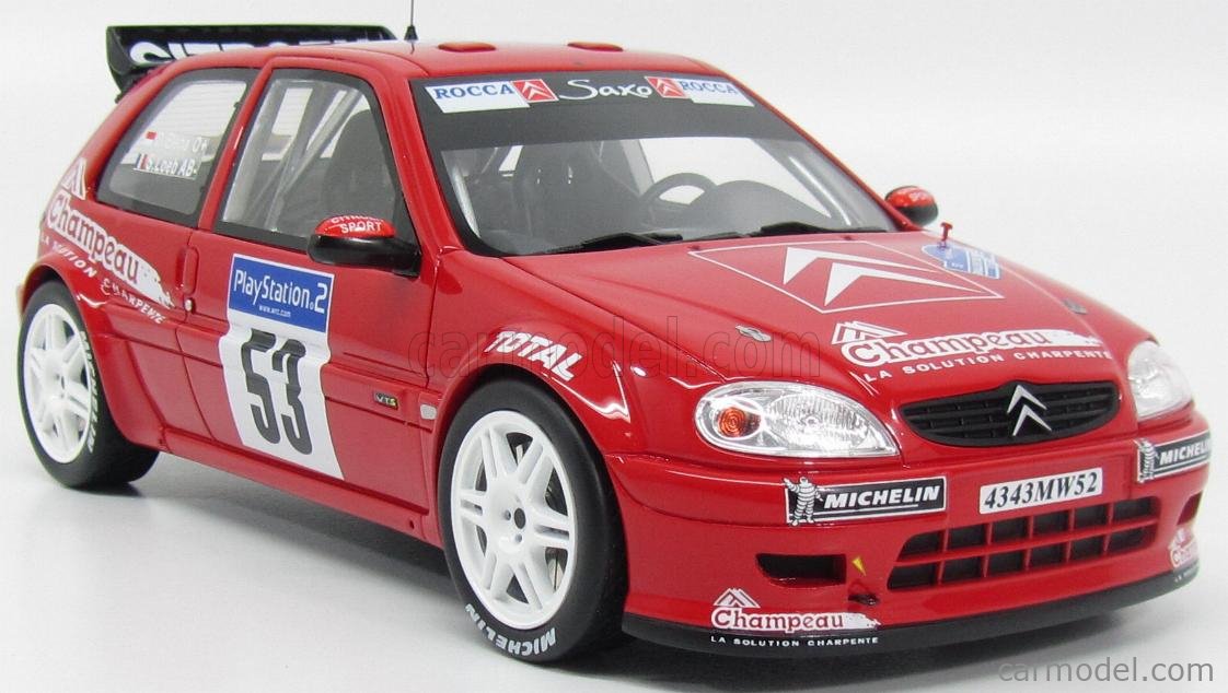 OTTO-MOBILE OT197 Scale 1/18 | CITROEN SAXO KIT CAR N 53 TDC ASPHALTE ...