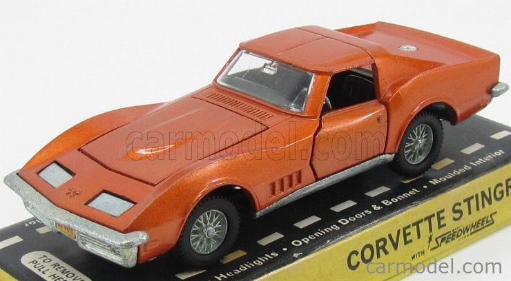 DINKY ENGLAND 221 Scale 1/43 | CHEVROLET CORVETTE STINGRAY 1965 BRONZE MET