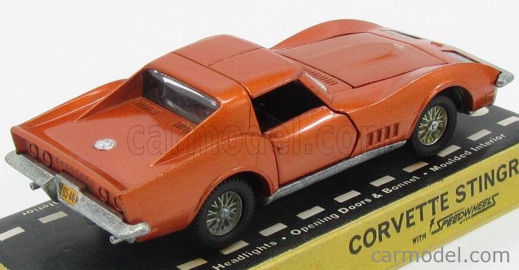 DINKY ENGLAND 221 Scale 1/43 | CHEVROLET CORVETTE STINGRAY 1965 BRONZE MET