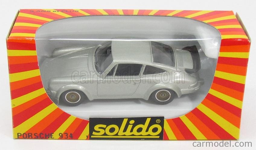 SOLIDO 1323S Echelle 1/43 | PORSCHE 911 934 TURBO 1977 SILVER