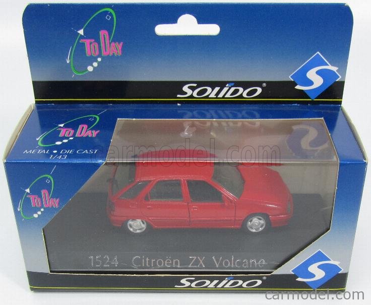 SOLIDO 1524 Scale 1/43 | CITROEN ZX VOLCANE 1992 RED