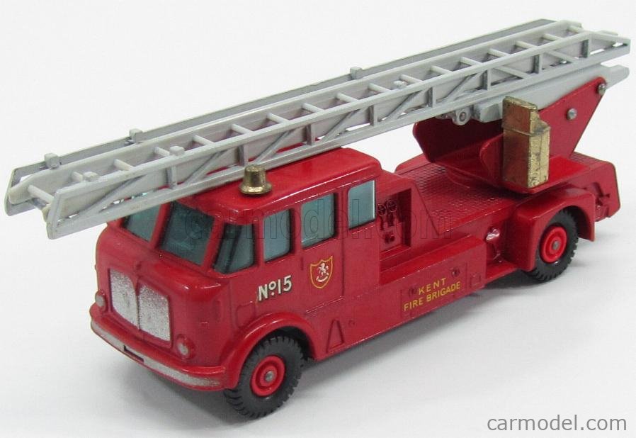 MATCHBOX K15 Scale 1/50 | AEC MERRYWEATHER KENT FIRE BRIGATE ENGINE N15 RED