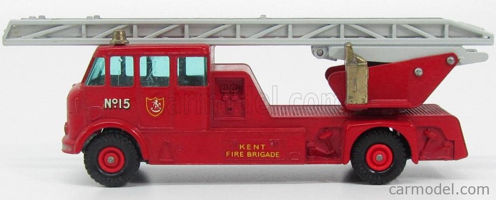MATCHBOX K15 Scale 1/50 | AEC MERRYWEATHER KENT FIRE BRIGATE ENGINE N15 RED