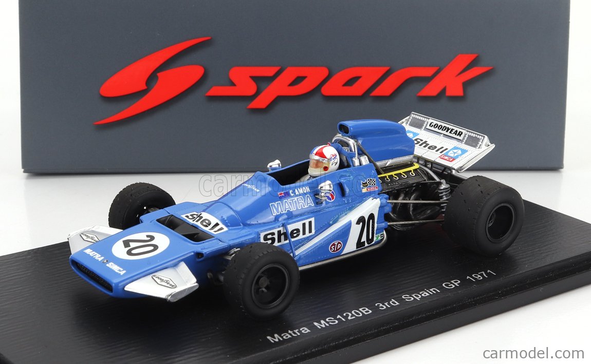 SPARK-MODEL S4840 Scale 1/43 | MATRA SIMCA F1 MS120B N 20 3rd SPAIN GP ...