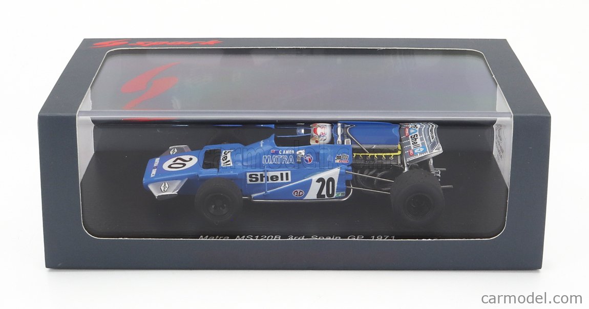 SPARK-MODEL S4840 Scale 1/43 | MATRA SIMCA F1 MS120B N 20 3rd SPAIN GP ...