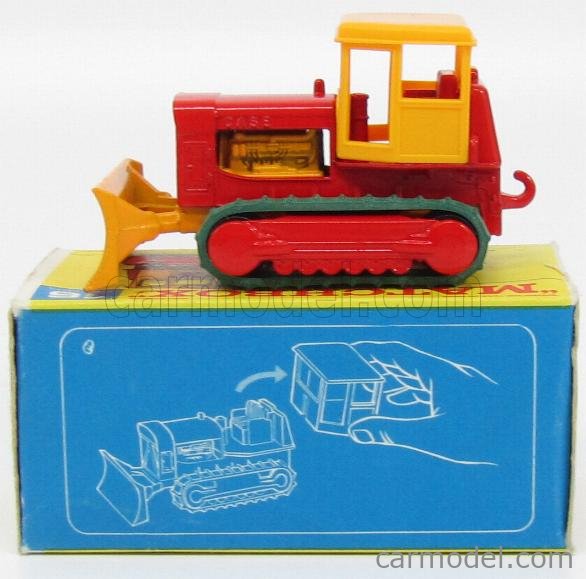 MATCHBOX 16 Scale 1/66 | CASE-IH TRACTOR RED YELLOW